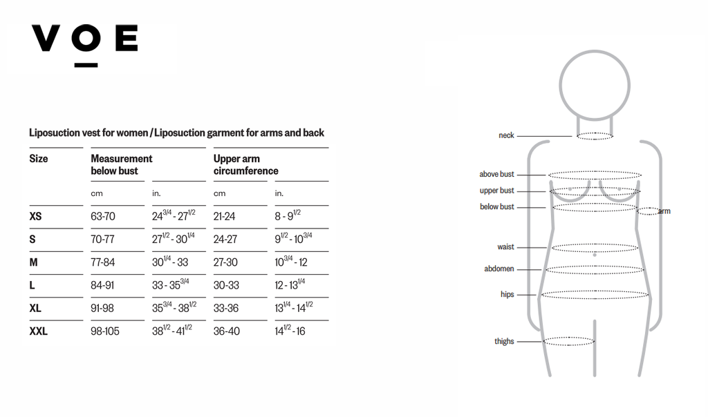 arm and back compression garments - RECOVA®