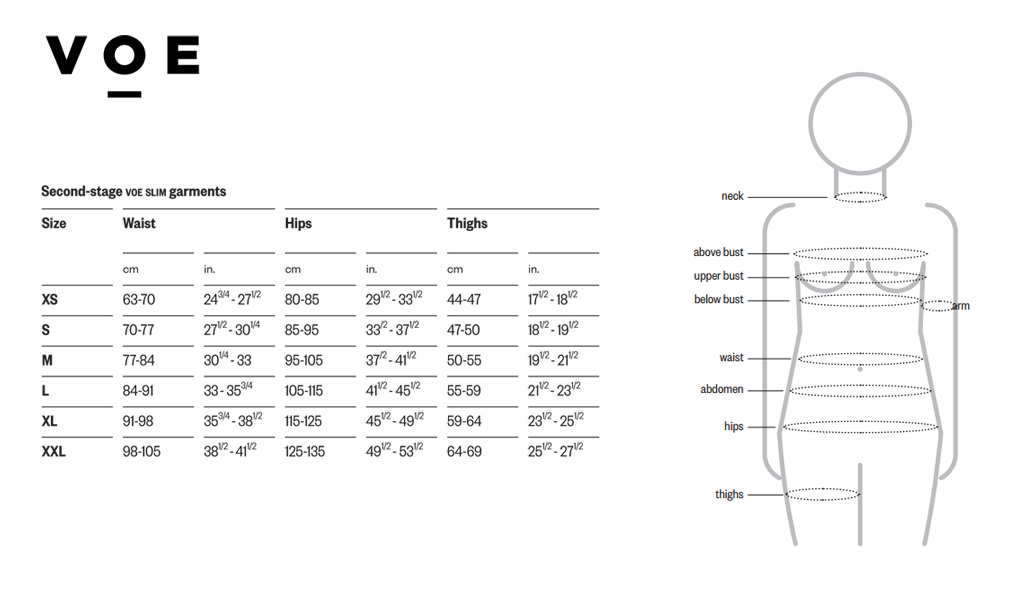 VOE slimming waist shaper by recova post surgery - Recova